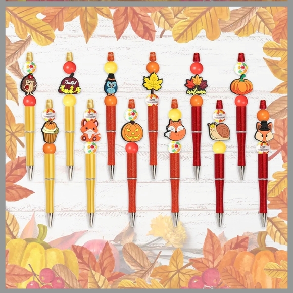 Handmade | Office | Fallthanksgiving Pens Set Of 3 Randomly Selected ...